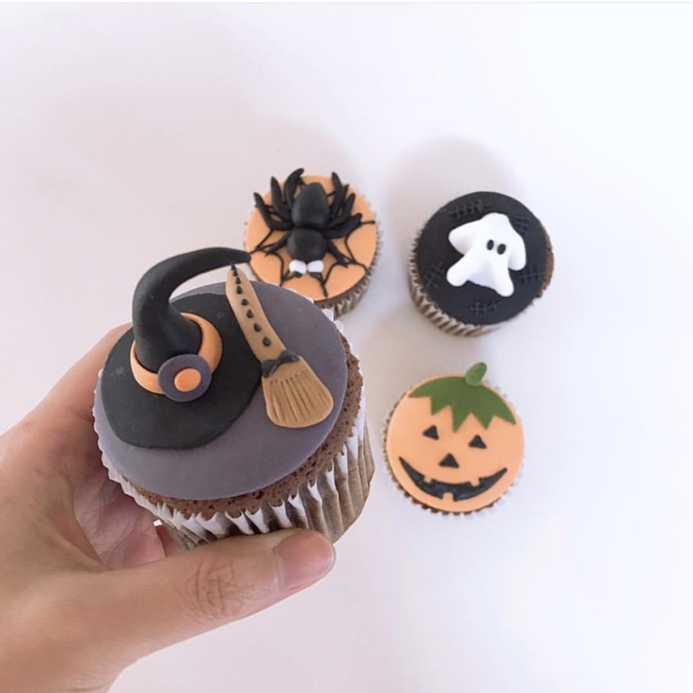 스마일슈가 할로윈 컵케이크 만들기 슈가크래프트 솜씨당