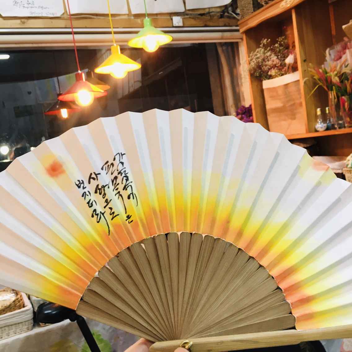 향기솔솔~ 캘리부채 만들기 | 솜씨당