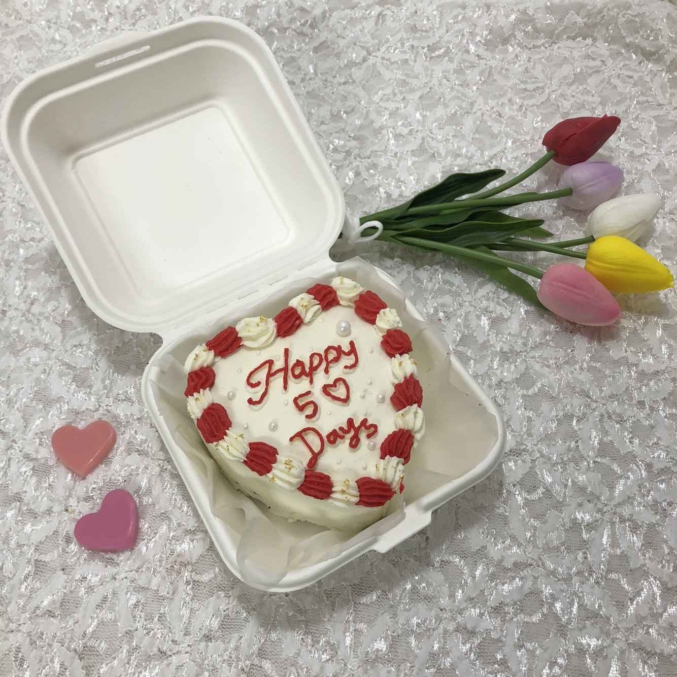 하트 도시락 레터링케이크 원데이 클래스 | 솜씨당