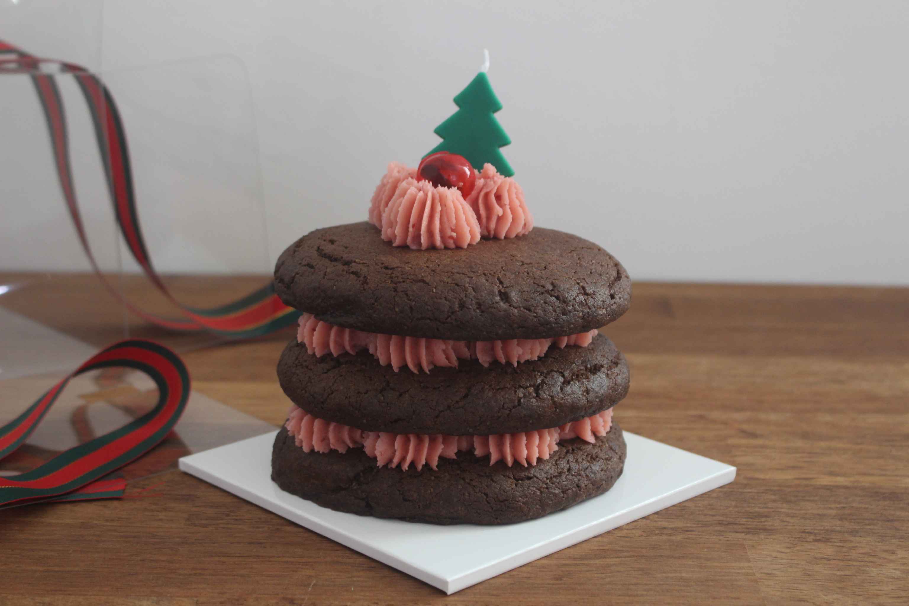 아메리칸쿠키로 만드는 색다른 '크리스마스 쿠키케이크' | 솜씨당