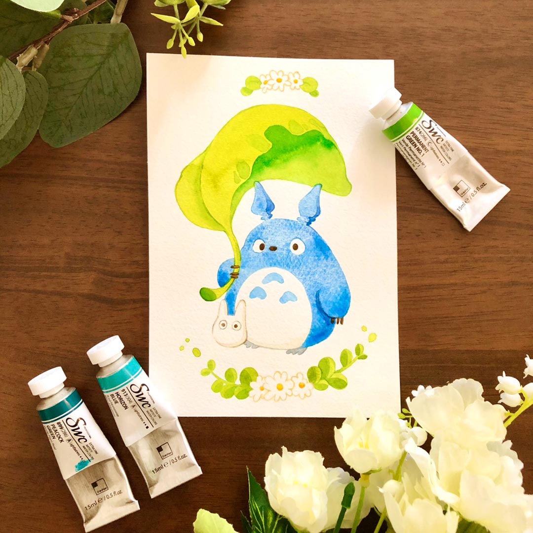 [광진구] 지브리 캐릭터 수채화로 그리기 | 솜씨당