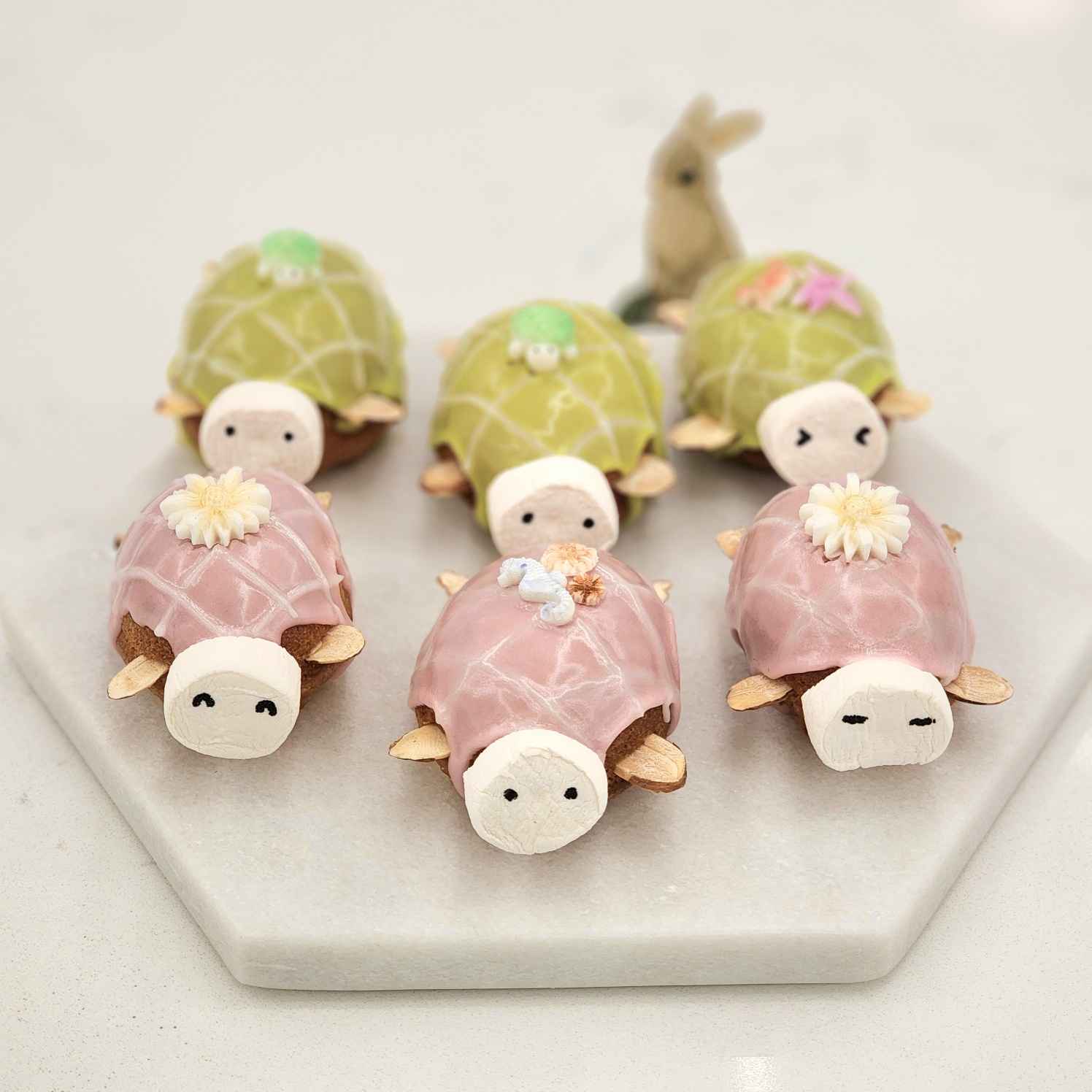 Jamsil's Sweet & Tangy Pink Lemon Cute Turtle Madeleines | 솜씨당